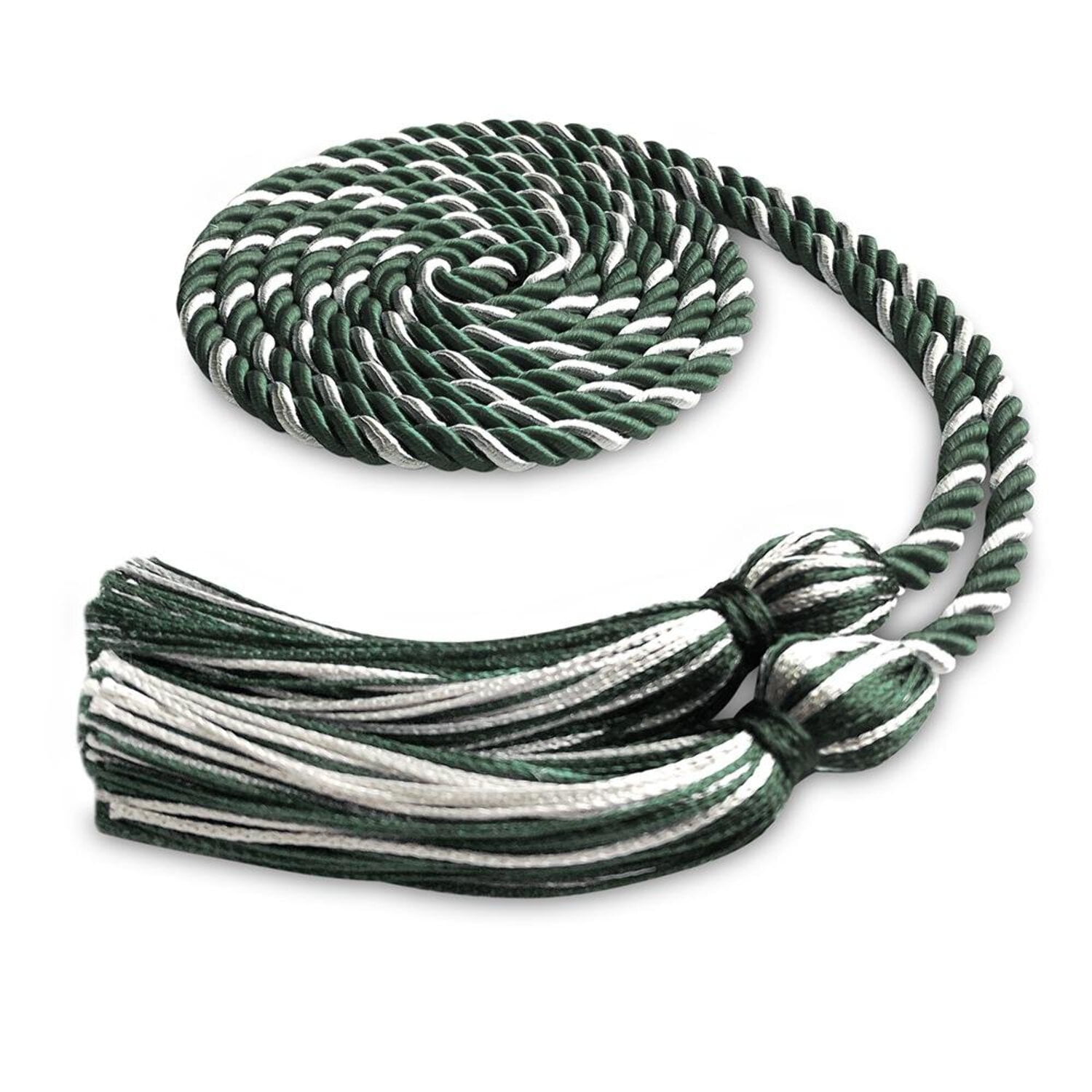 Luluy Graduation Single Graduation Honor Cord Forest Green/White ...