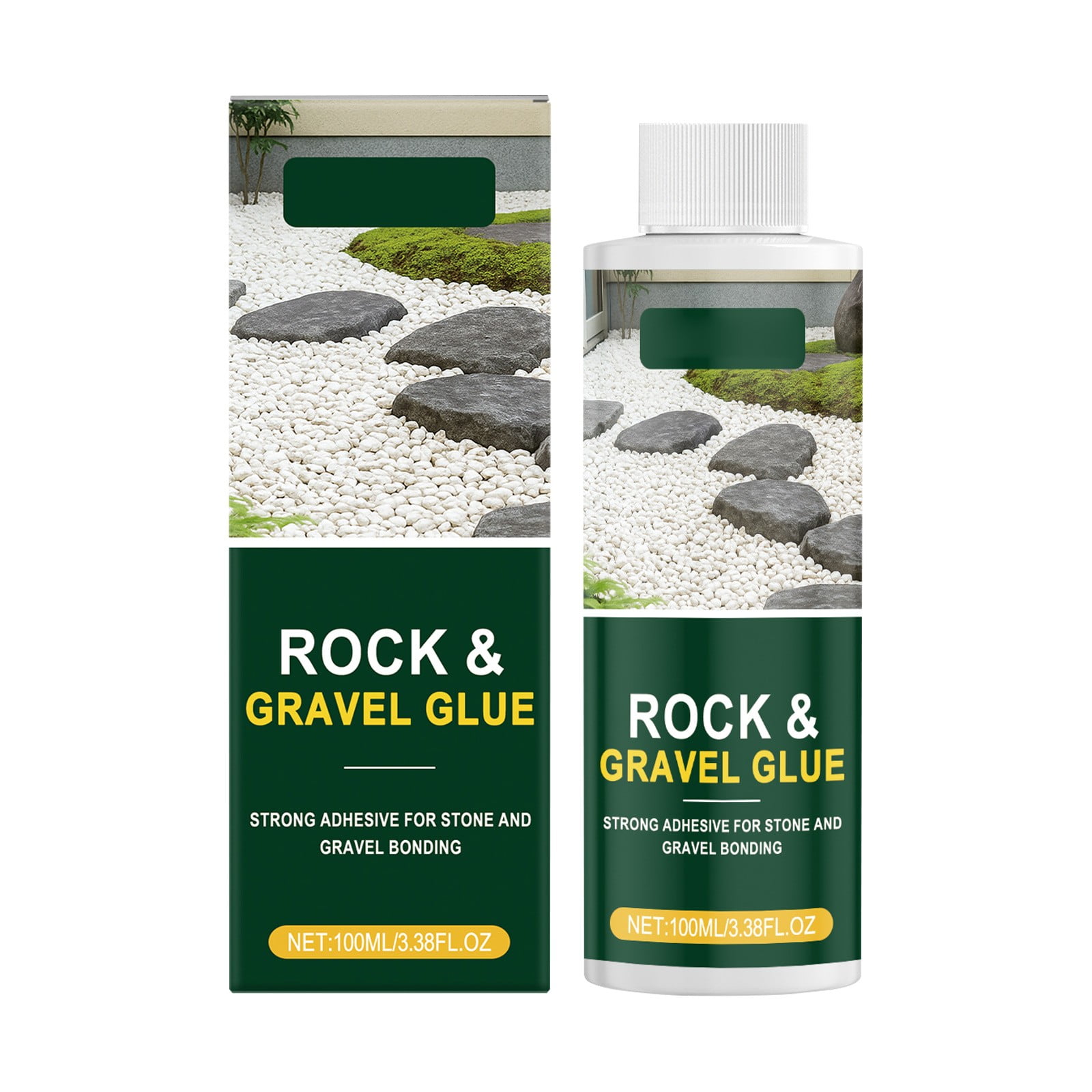 Luluy Rock And Gravel Glue, 100Ml Strong Outdoor Stone Adhesive ...