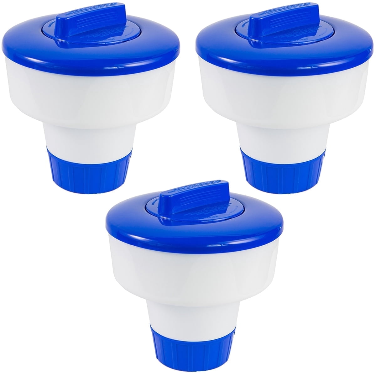 Luluy Set of (3) Floating Tablet Chlorine Dispenser Chemical Dispenser ...
