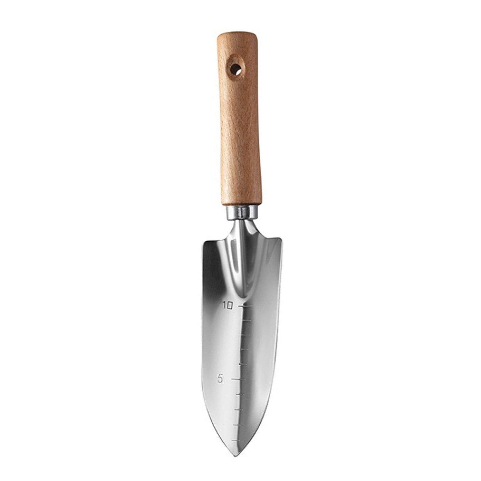 Luluy Stainless Steel Garden Trowel With Ergonomic Wooden Handle, Heavy ...