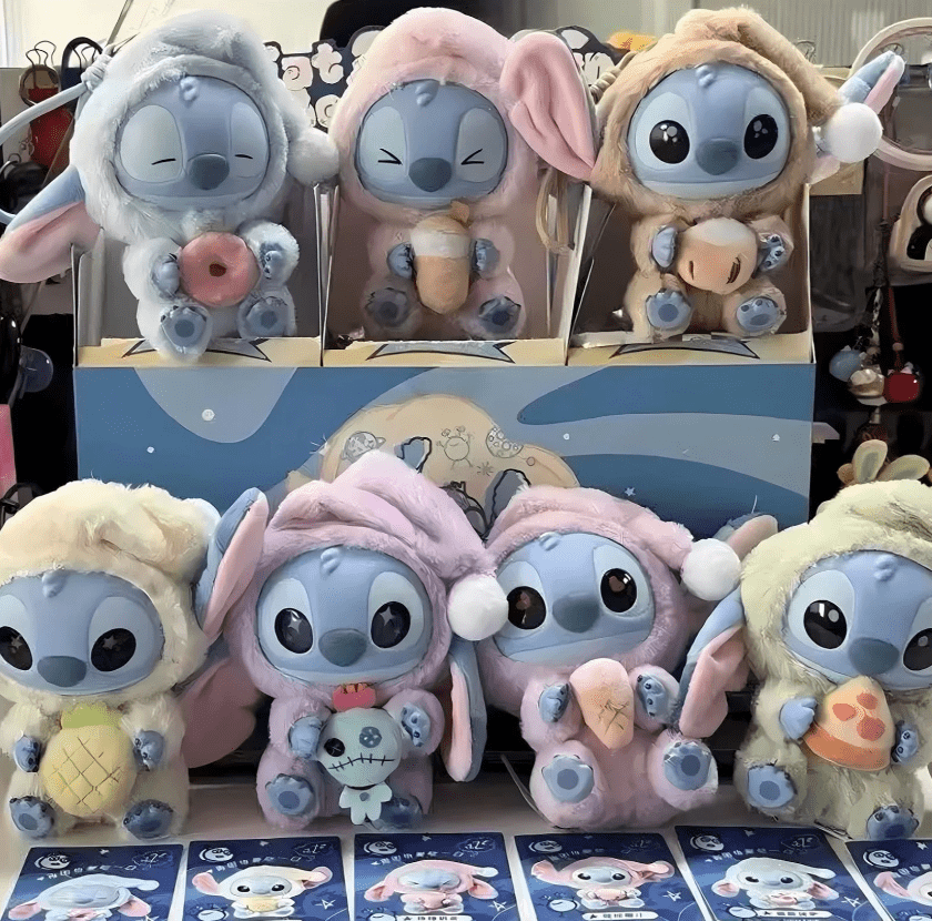 Luluy Stitch Eat Something Before Sleep Series- 7" Stitch Plush ...