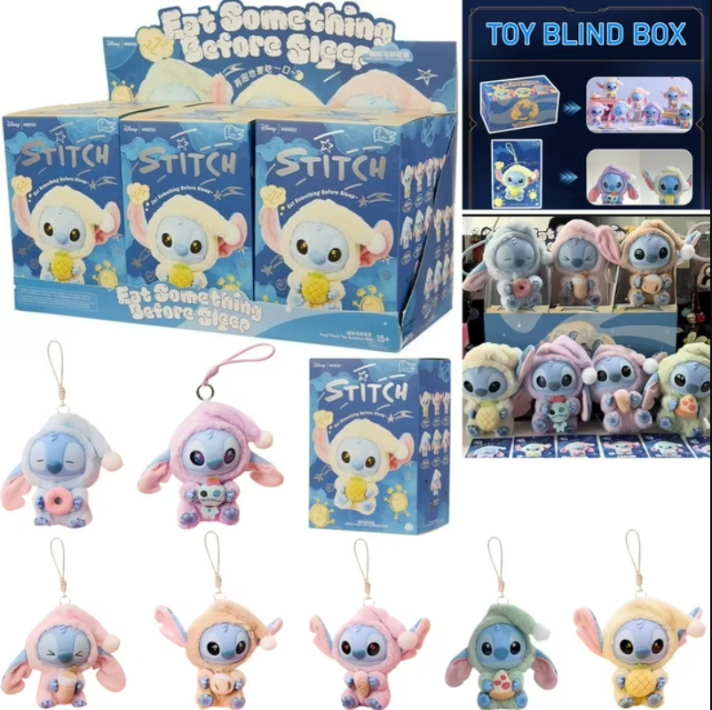 Luluy Stitch Eat Something Before Sleep Series Stitch Stuffed Plush Toy ...