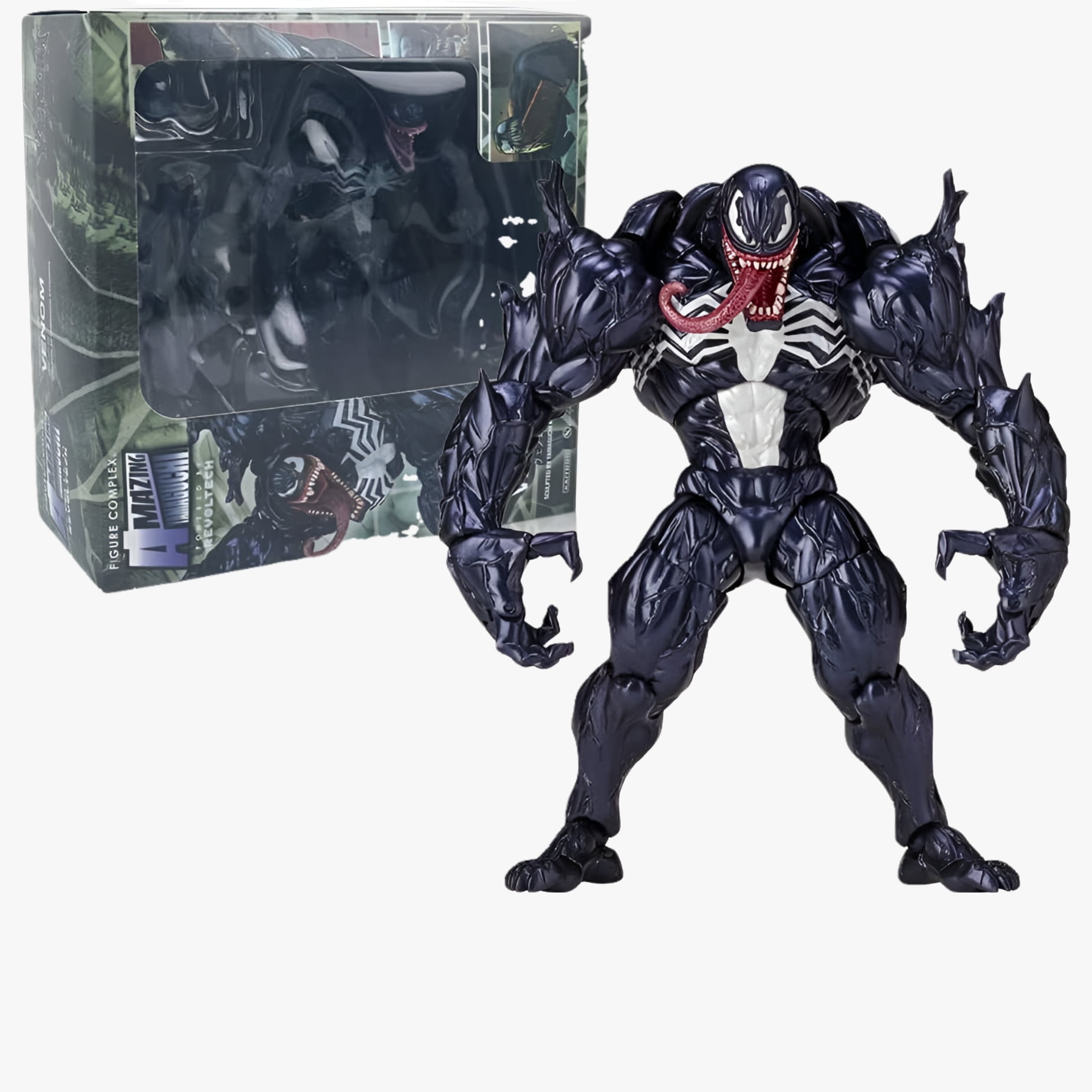 Luluy Venom Carnage Action Figure Collectible Venom Doll Model PVC Toy ...
