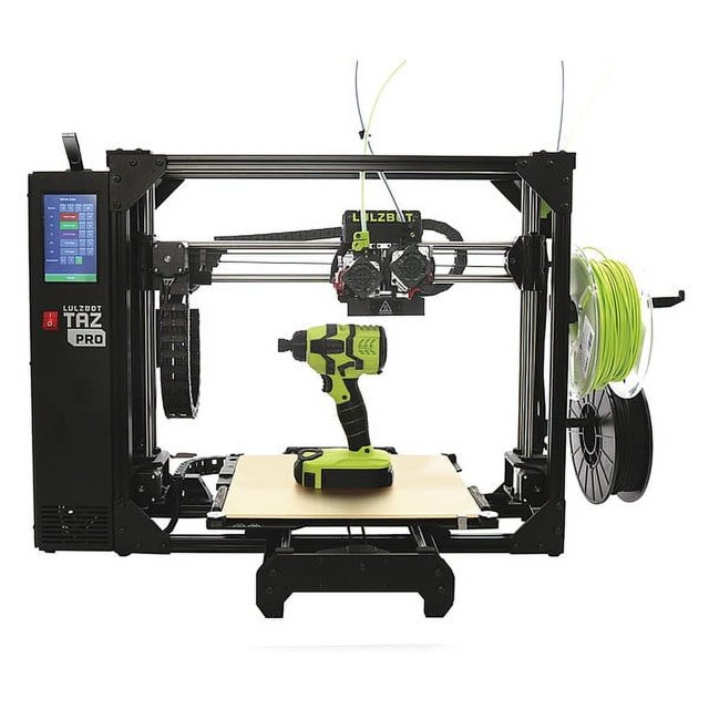 Lulzbot 3D Printer,100/240VAC,Linux,Mac,Windows TAZ PRO - Walmart.com