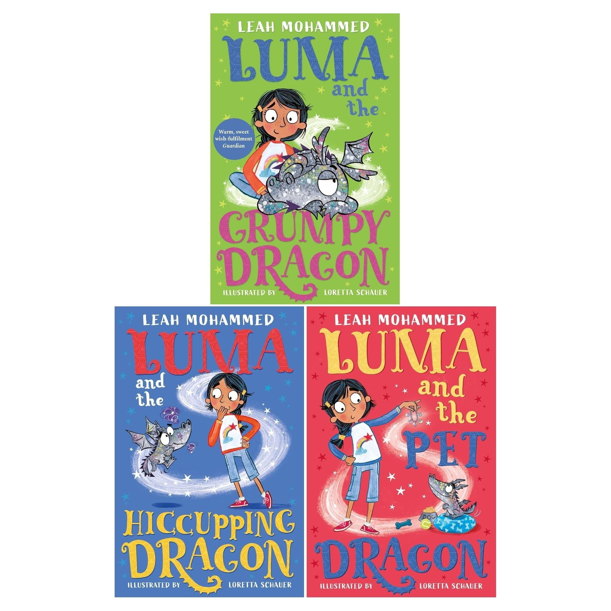 Luma 3 Books Collection Set by Leah Mohammed (Luma and the Pet Dragon ...