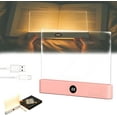 Luma Lit Book Light, Smart Dimmable USB Rechargeable Flat Panel LED ...