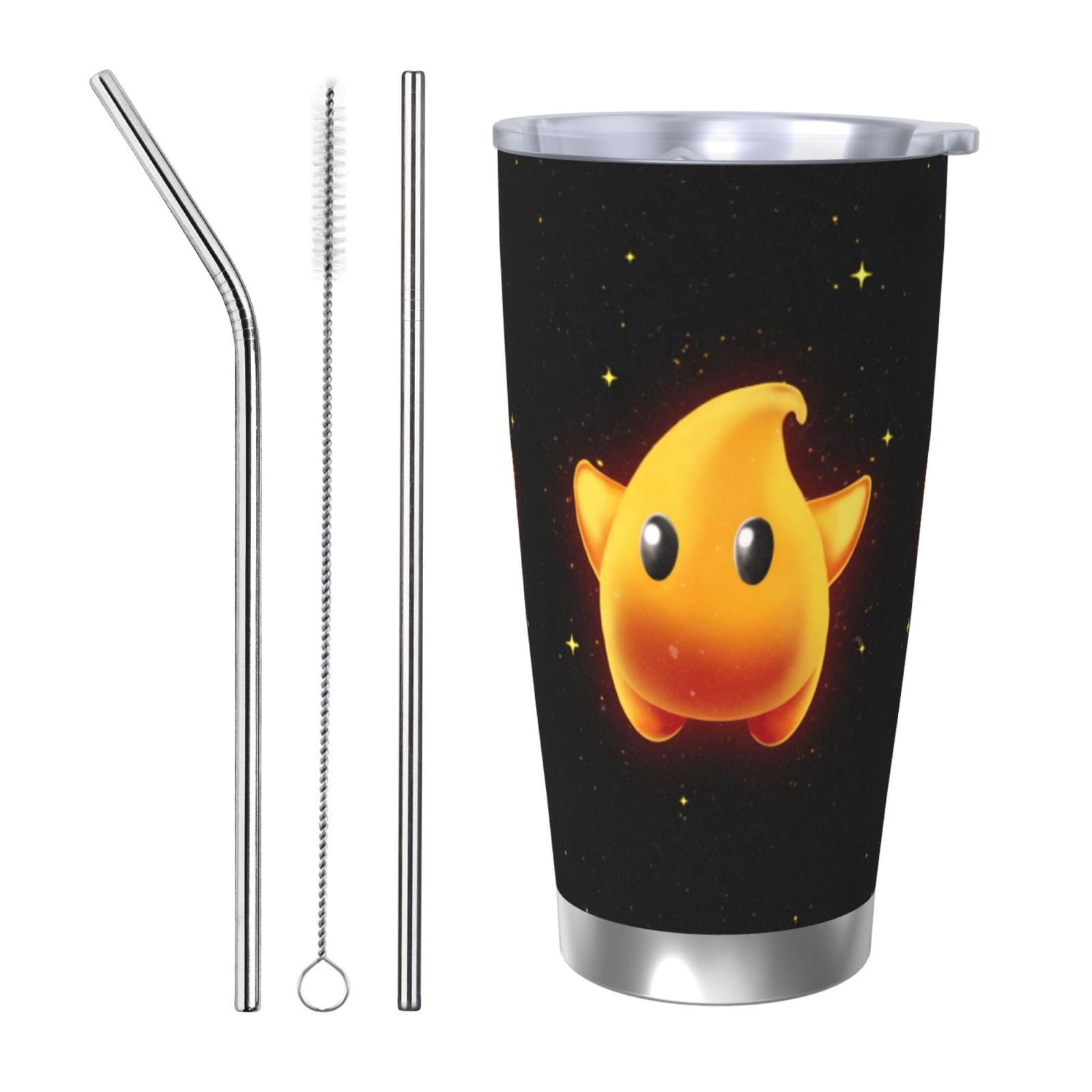 Luma Mario Star In Procreate Insulated Tumblers with Lid,20 oz Travel ...