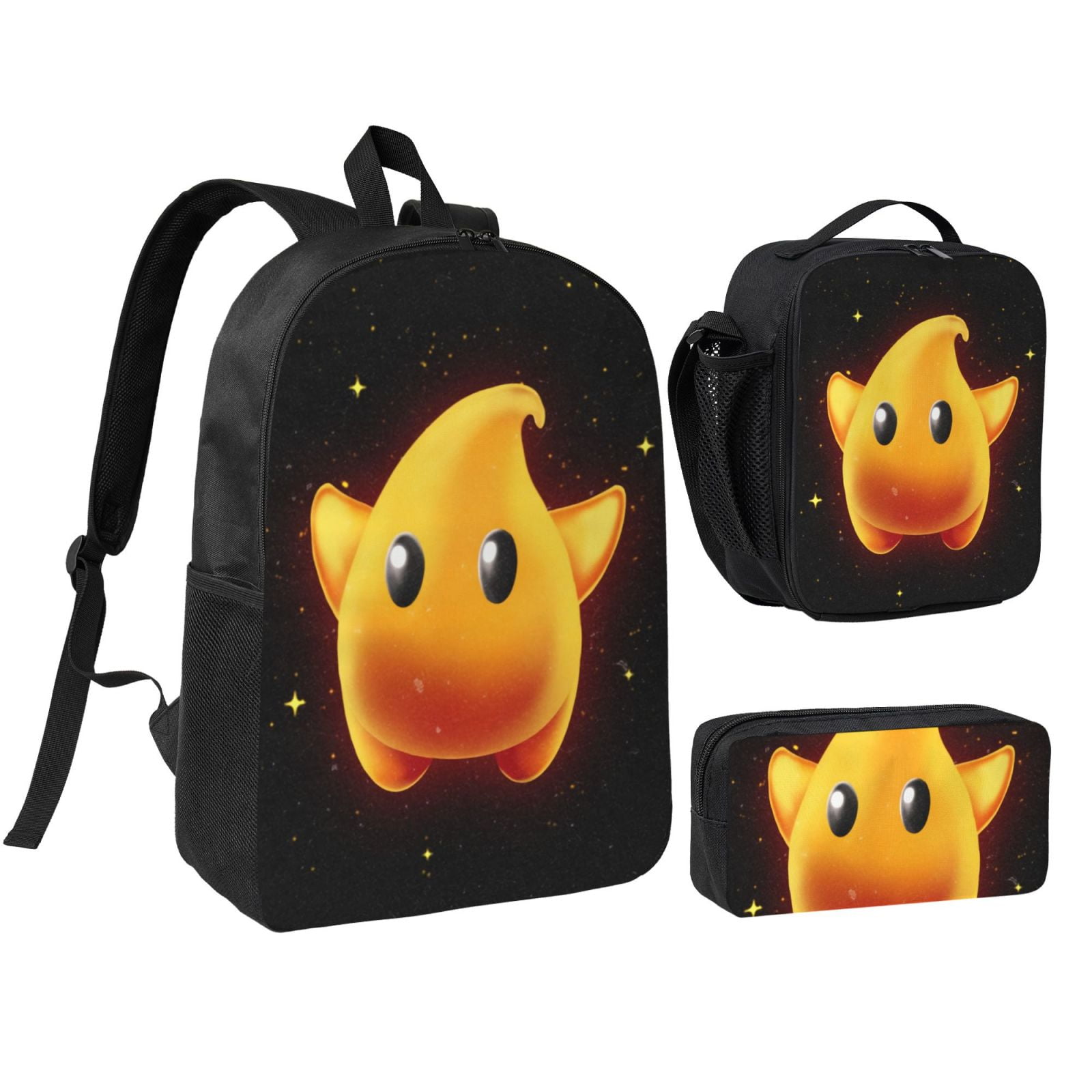 Luma Mario Star in Procreate School Backpack with Lunch Box and Pencil ...