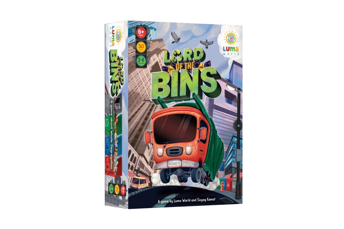 Luma World Lord of The Bins Educational Card Game- for Ages 6+ Years to ...
