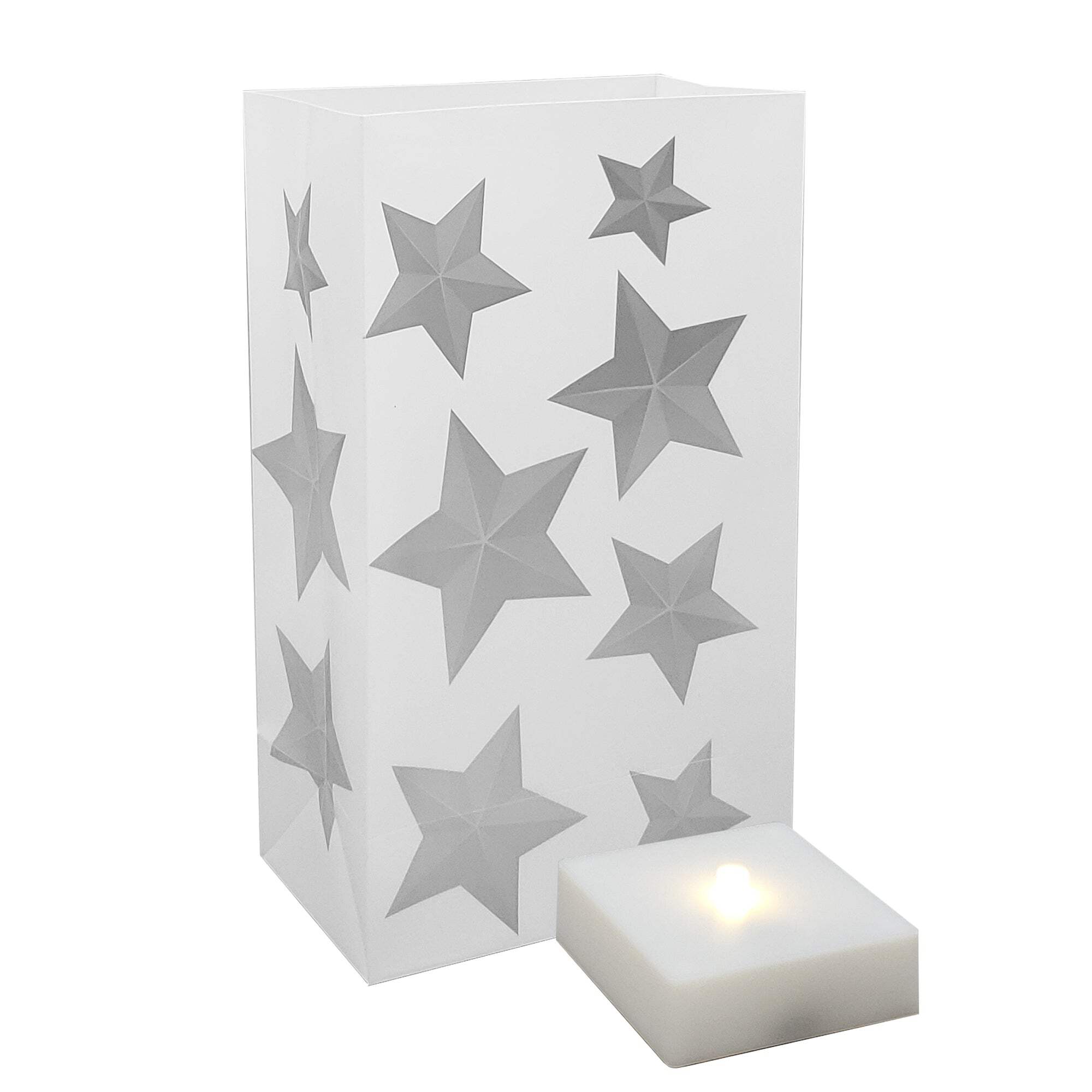 Battery-Operated Luminaria Kit - Set of 6 - Walmart.com