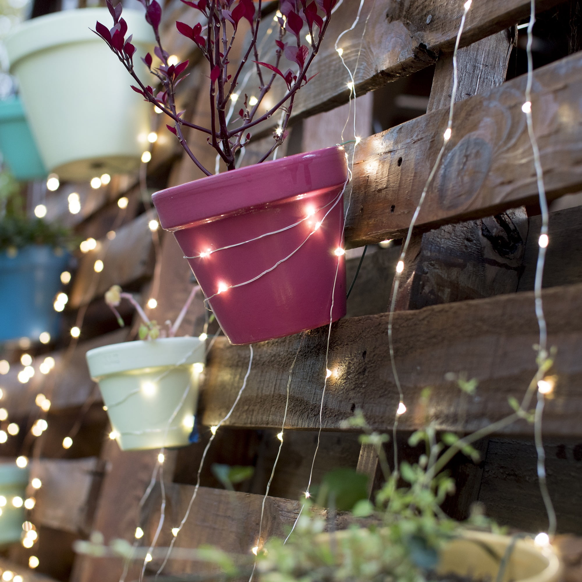 LumaBase Electric Multi Strand LED Fairy String Lights (White ...