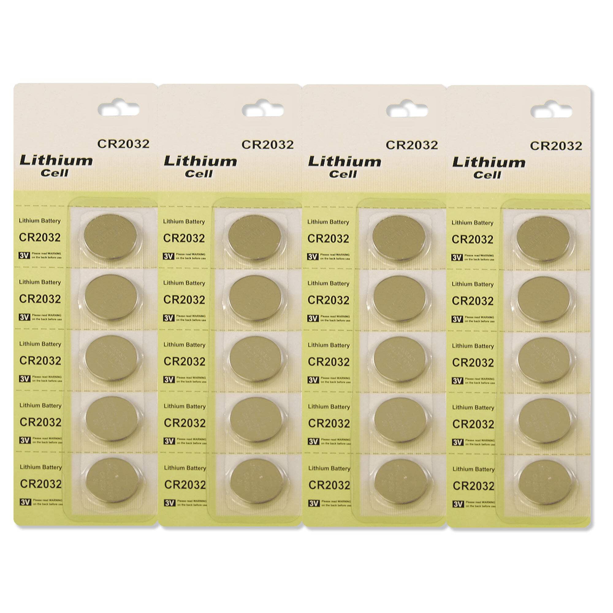 LumaBase Lithium Coin Batteries - Set of 20 - Walmart.com