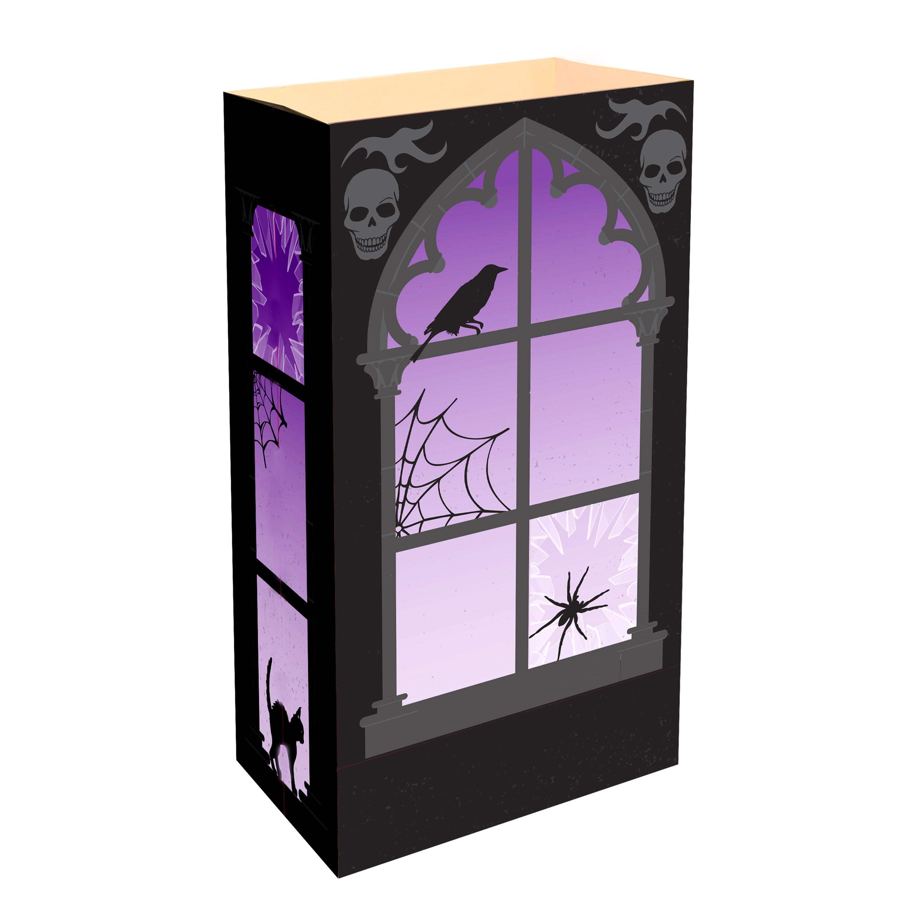 LumaBase Paper Luminaria Bags - Haunted Window (24-Pack) - Walmart.com