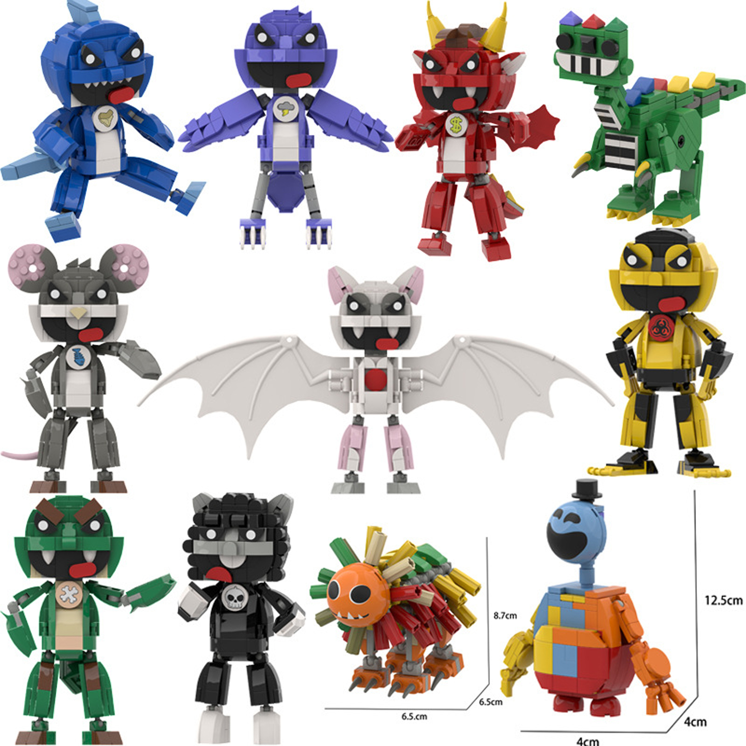 LumaBlooKToy Creative Smiling Buddy Series Construction Toy ...