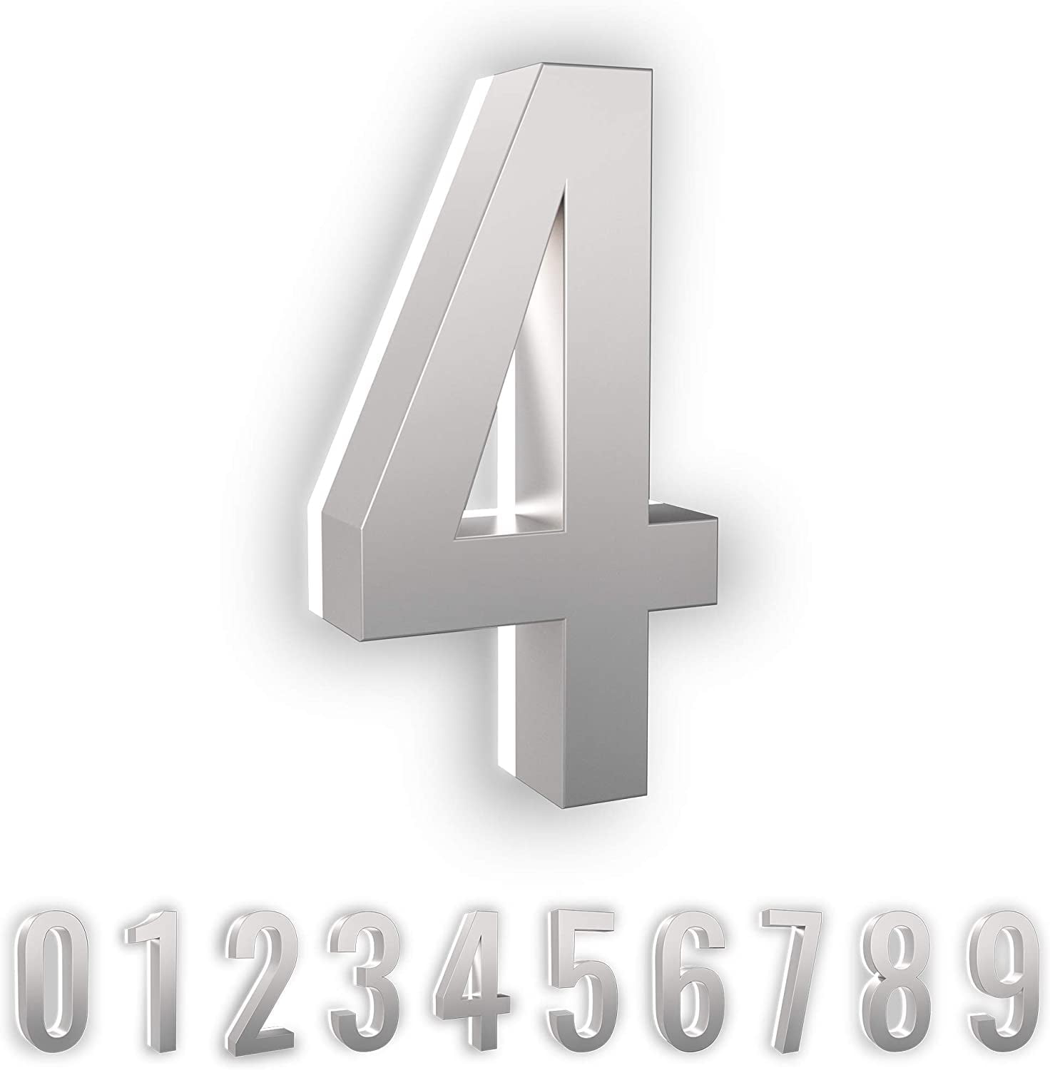 LumaNumbers Low-Voltage LED Address Numbers, Durable ABS-Polymer ...
