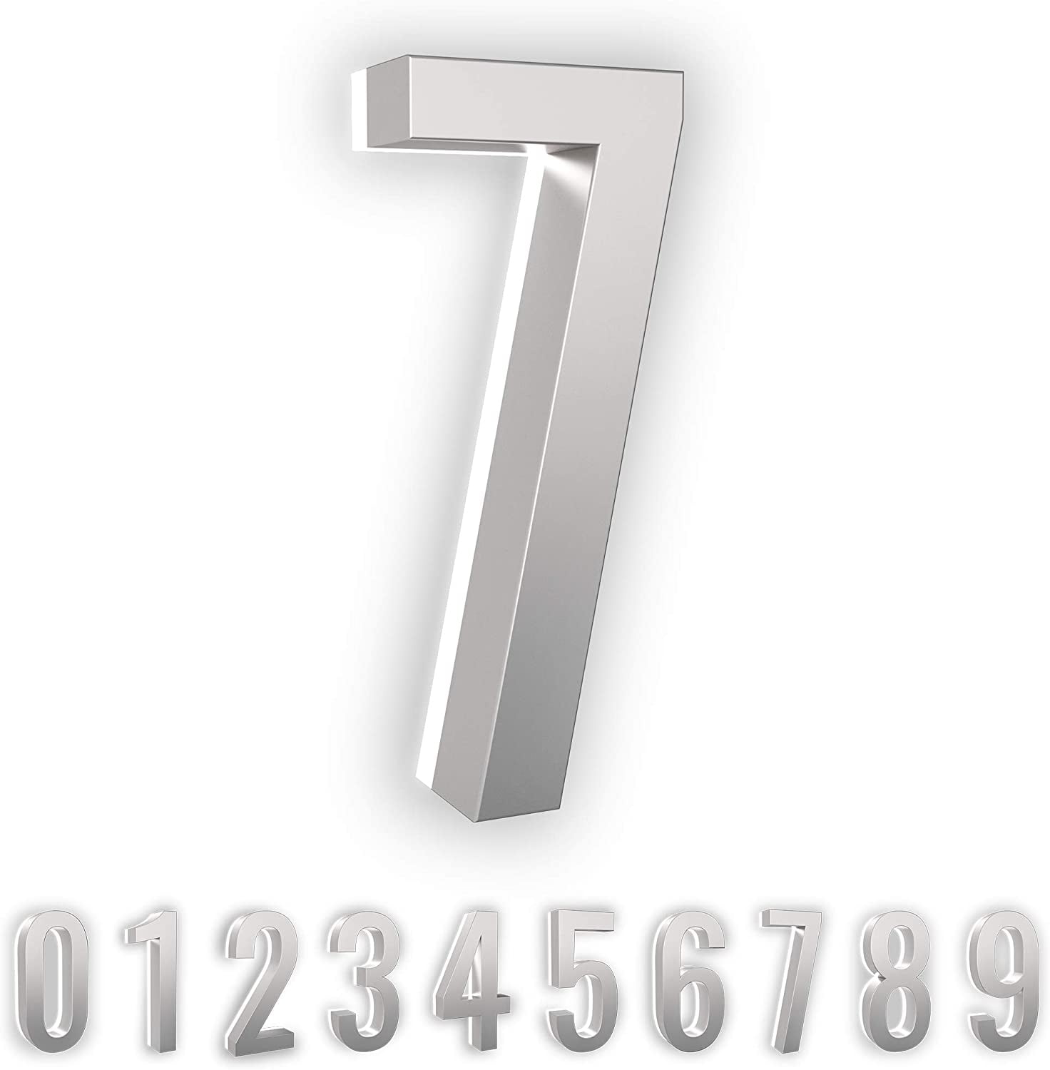 LumaNumbers Low-Voltage LED Address Numbers, Durable ABS-Polymer ...