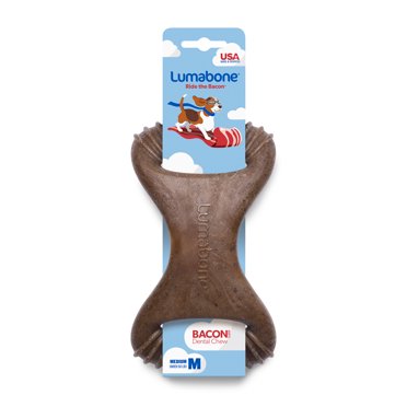 Benebone Zaggler Rolling Dog Chew Toy, Bacon, Large - Walmart.com