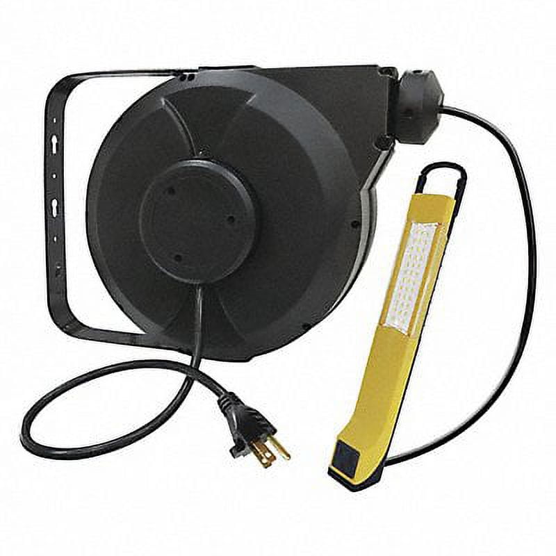 Lumapro Cord Reel w/Lamp,LED,40ft,16AWG,120VAC 443P49 - Walmart.com
