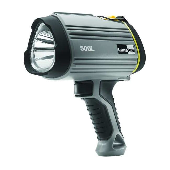 LumaPro Spotlight, Plastic Gray, 543lm Brightness, Flood Beam, 430m ...