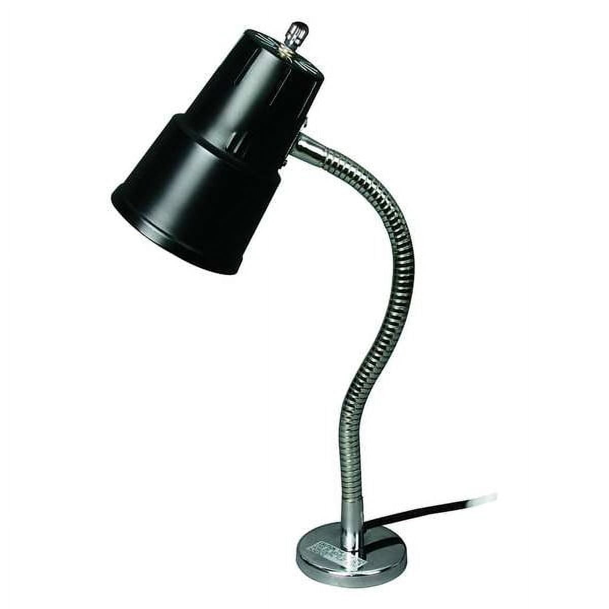 Lumapro Task Light,Gooseneck,5.5 W,Black 33HP80 - Walmart.com