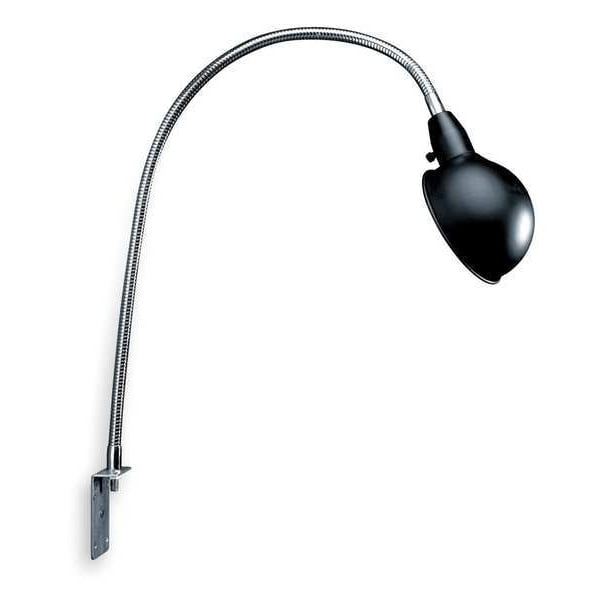 Lumapro Task Light,Gooseneck,60 W,Black/Silver 2RPJ3 - Walmart.com