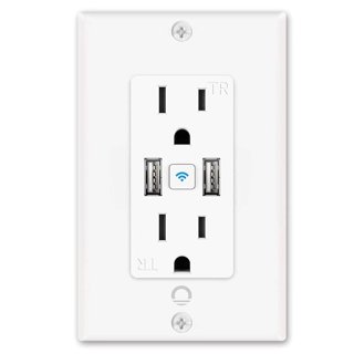 CARLON 1-Gang Blue Plastic New Work Standard Switch/Outlet Wall ...
