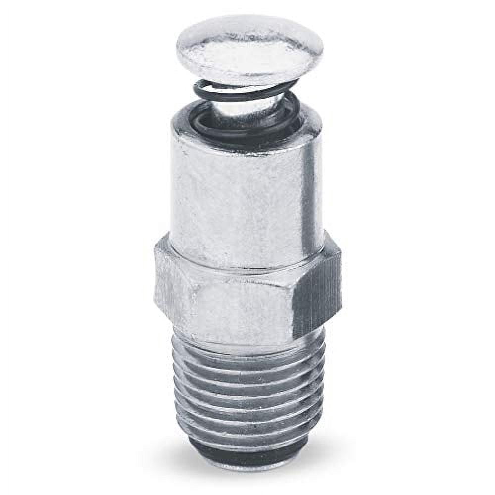 Lumax LX-1422 Silver 1/8" NPT Male Air Bleeder Valve - Walmart.com