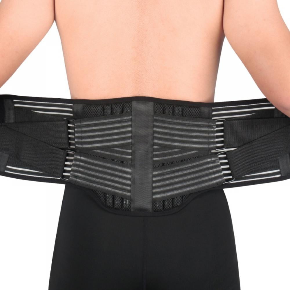 Lumbar Back Brace Dual Adjustable Back Straps for Lower Core Support ...