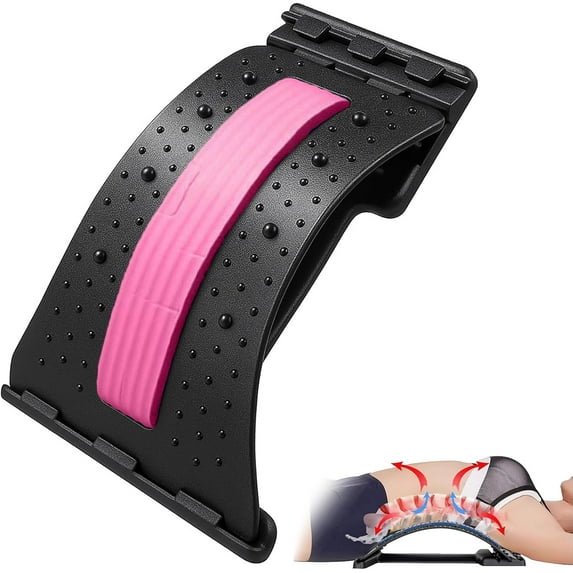 Lumbar Board Adjustable in 4 Levels, Ergonomic Lumbar Support Board ...