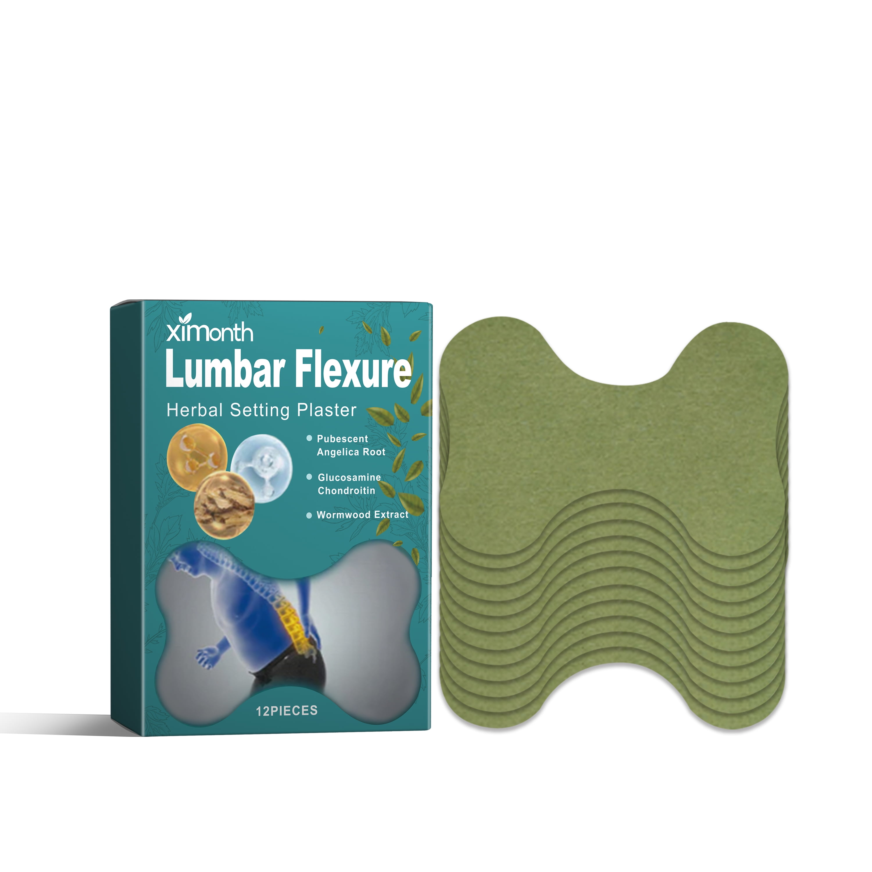 Lumbar Flexure Herbal Setting Plaster, Relieve Lumbar Soreness Lumbar ...