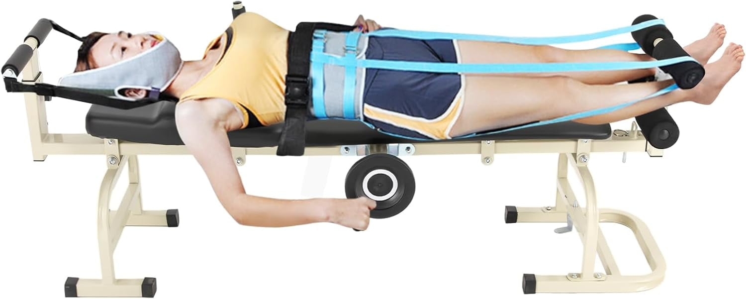 Lumbar Stretch Tool Massage Therapy Table Cervical and Lumbar Stretcher ...