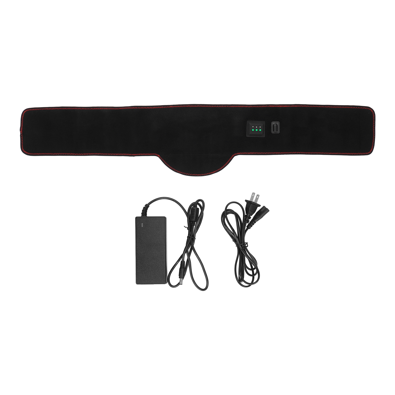 Lumbar Support Back Brace Vibration Therapy 2 Level Adjustment 111x22cm ...