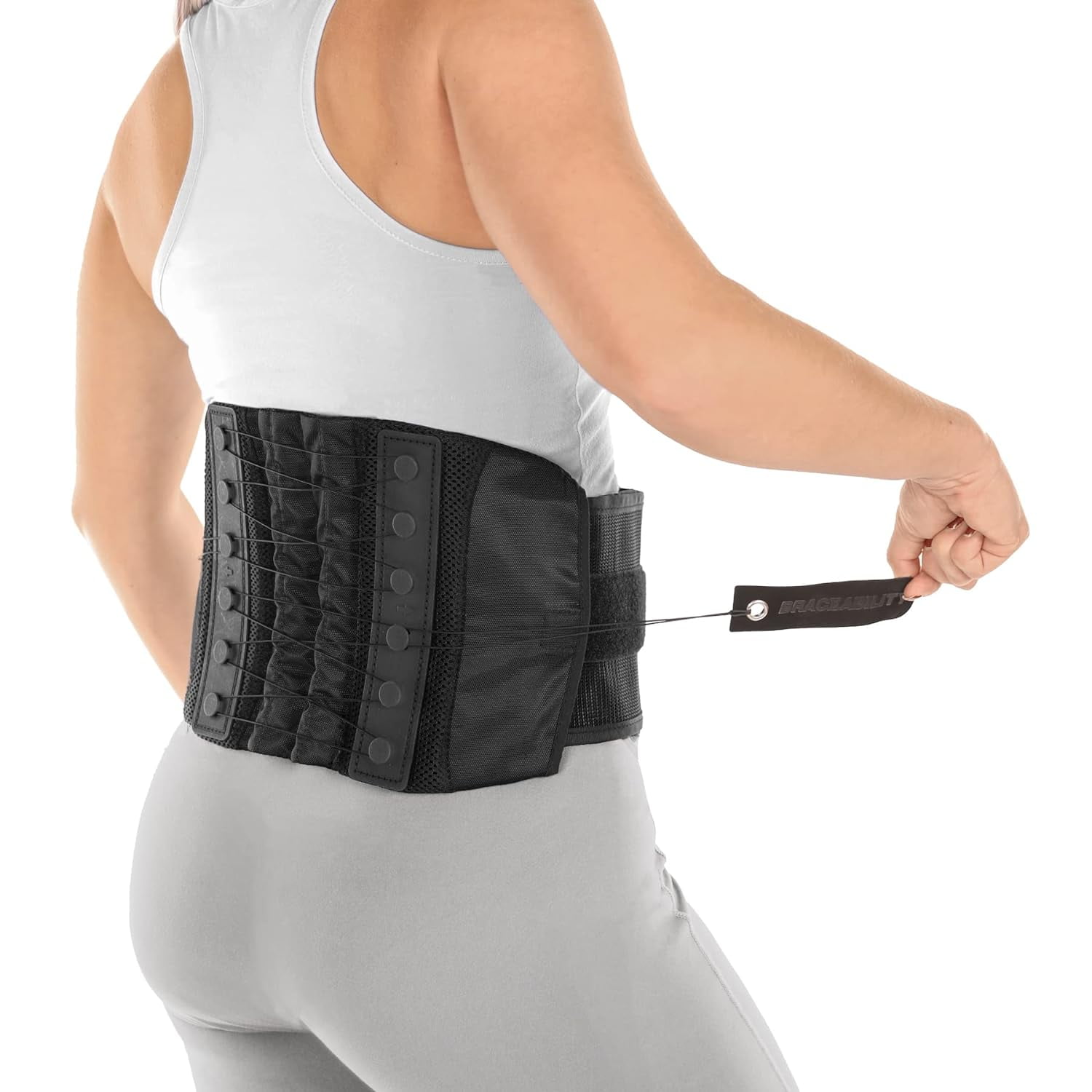 Lumbar Support Belt for Lower Back Pain - Corset Brace for Men and ...
