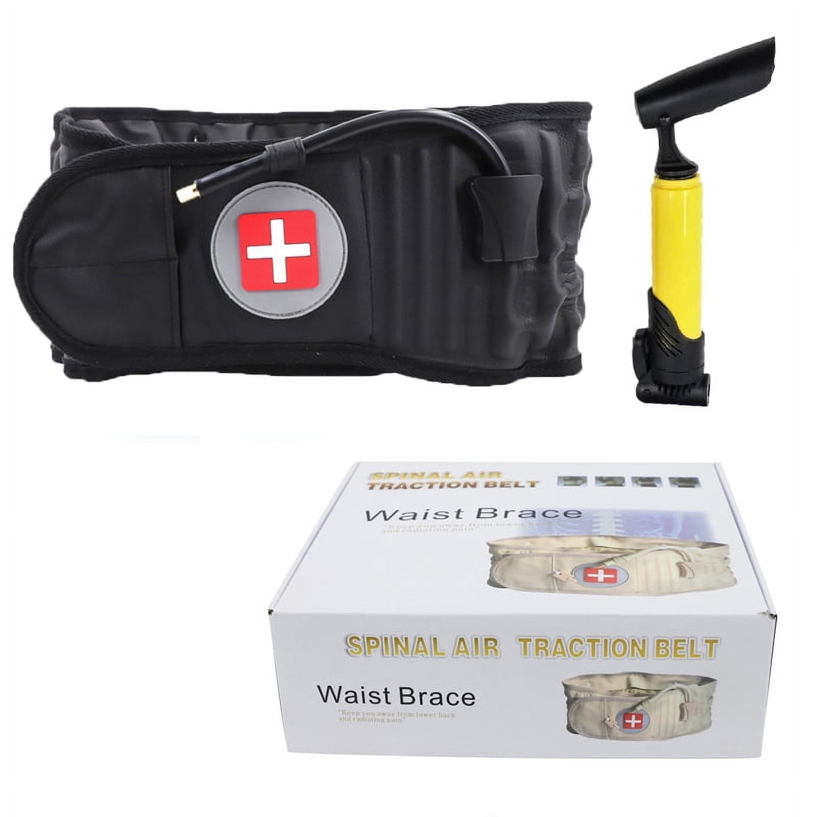 Lumbar Support Decompression Waist Air Traction Brace Spinal Back ...