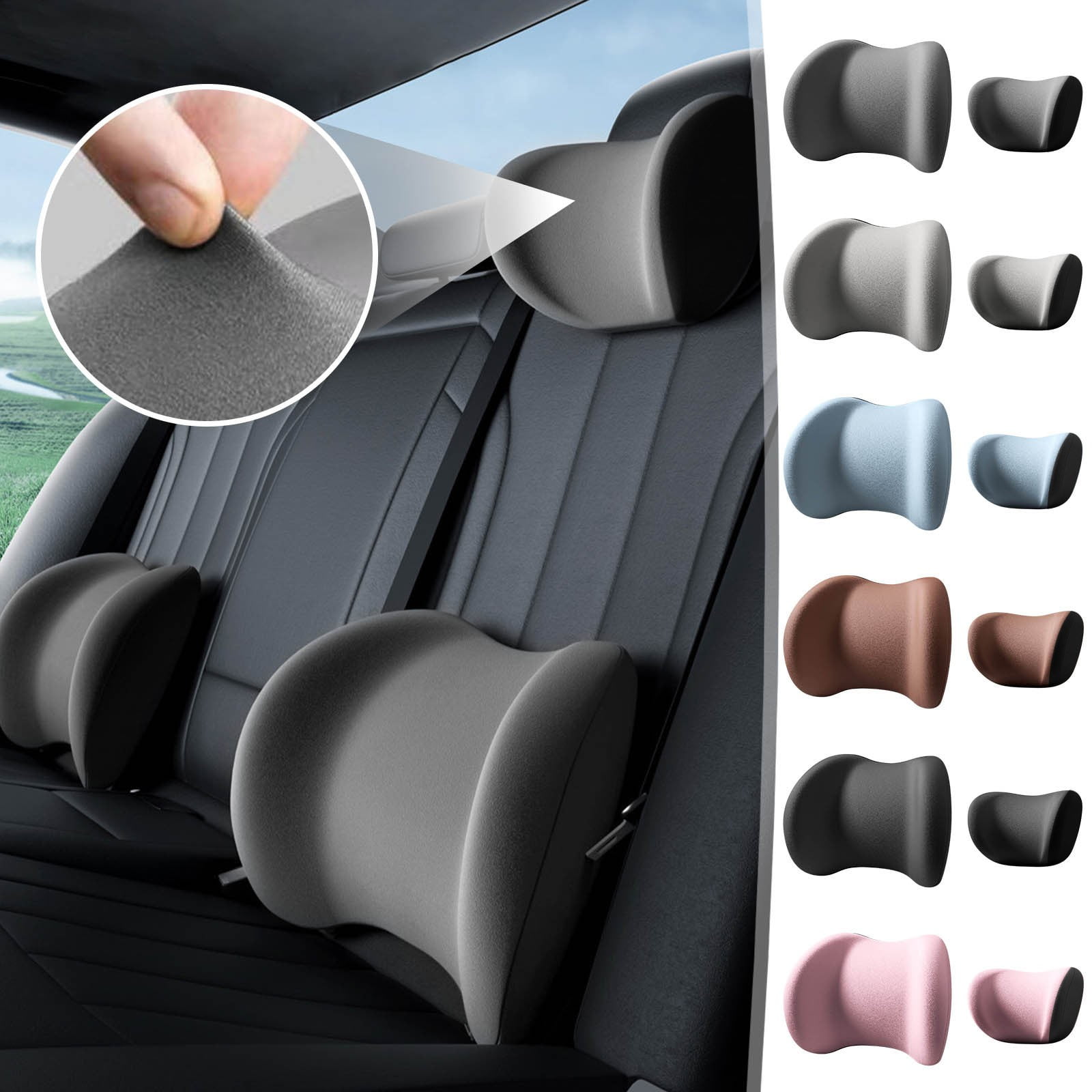 Lumbar Support Pillow for Car, 2025 New Car Lumbar Support Pillow and ...