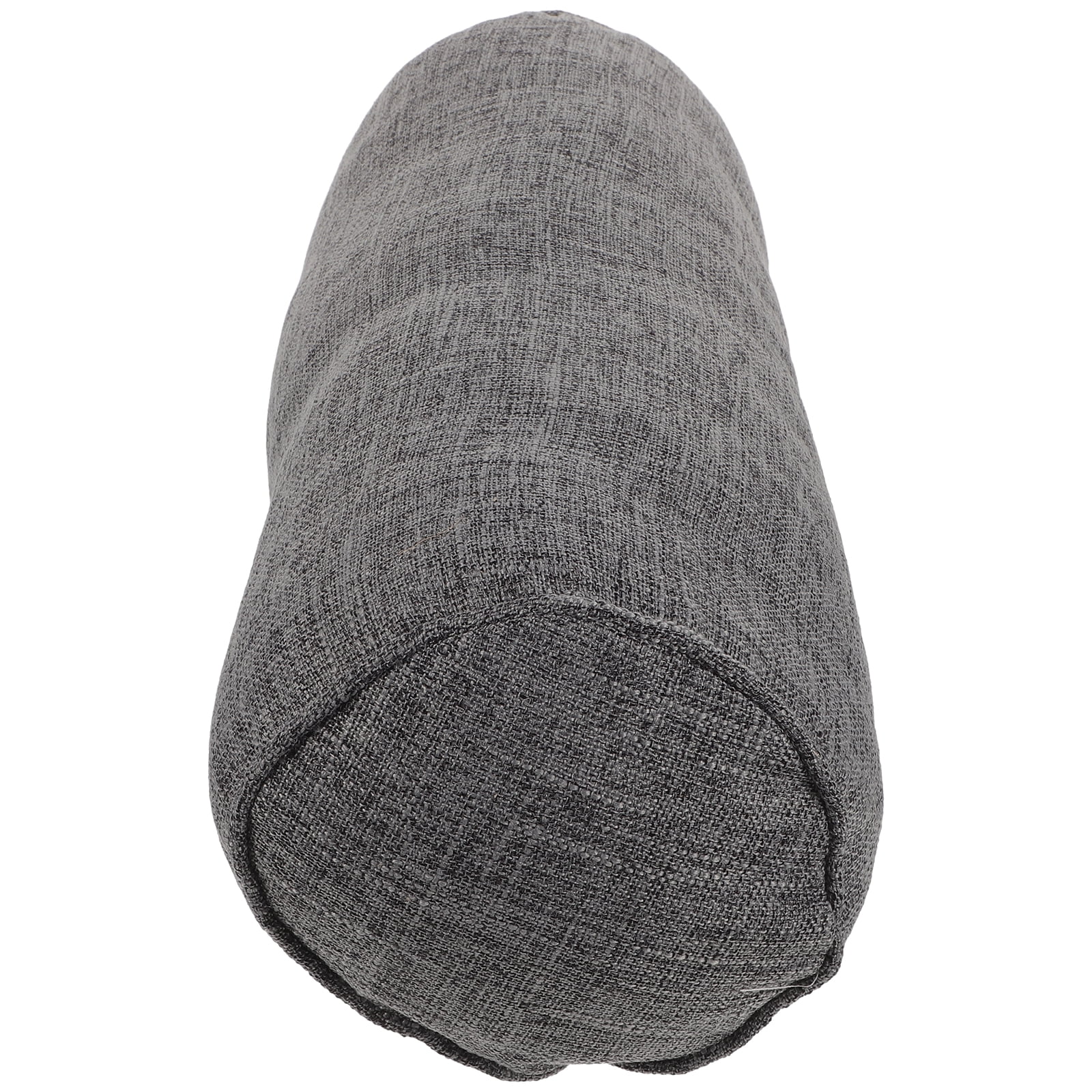 Masteelf Grey Round Cervical Pillow for Home Ergonomic Neck Support ...