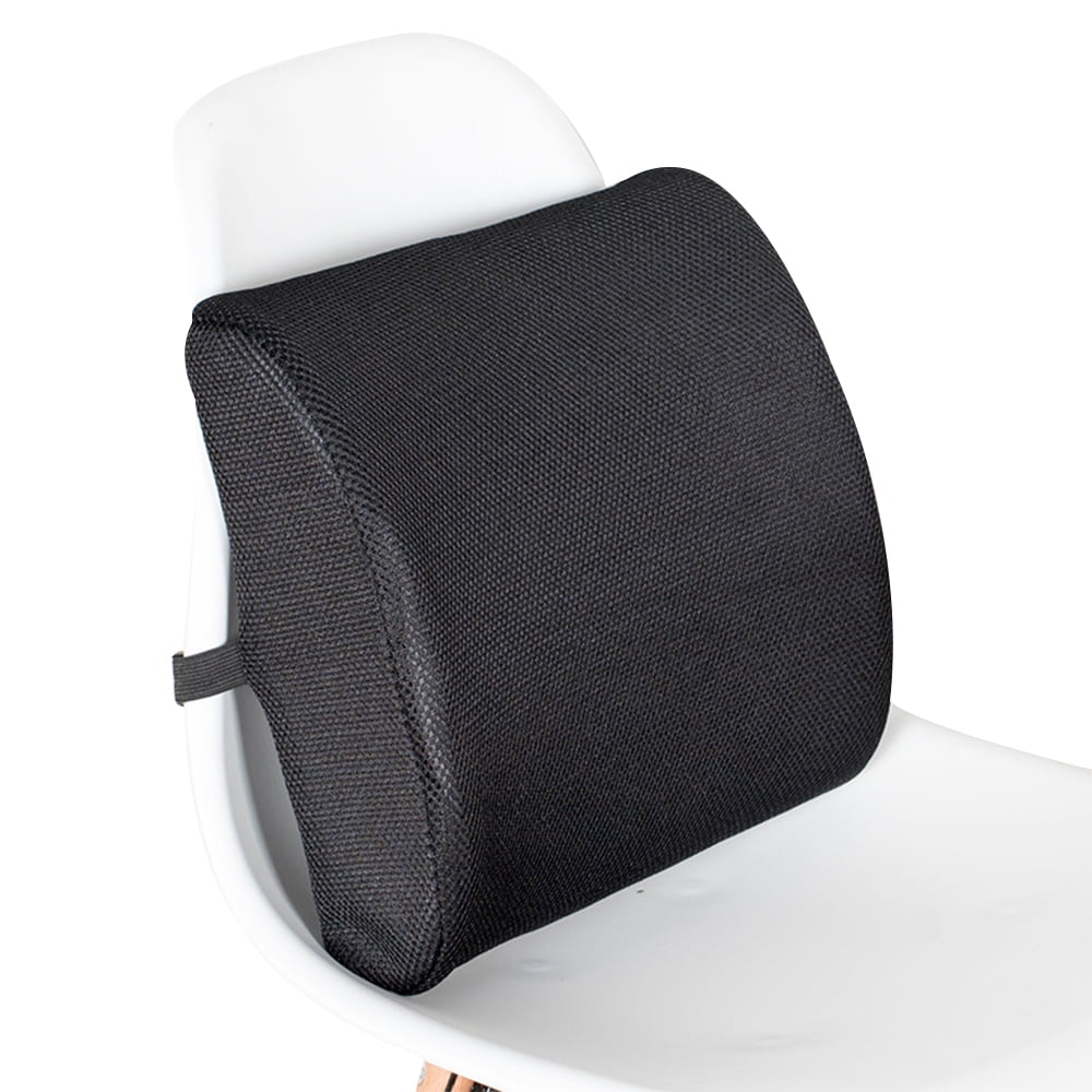 Lumbar Support Pillow For Office Chair and Car Seat, Balanced Memory ...
