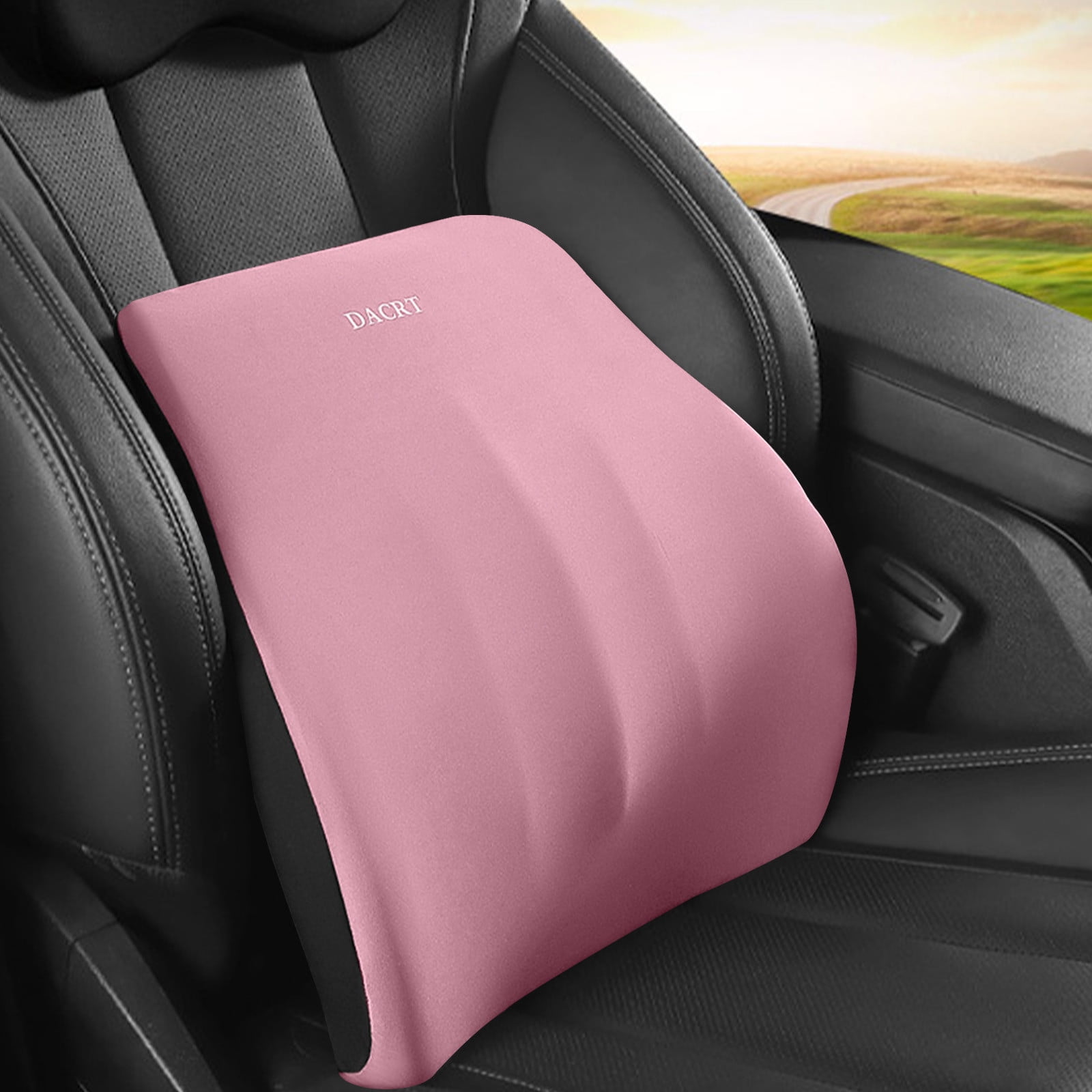 Lumbar Support Pillow For Office Chair and Car Seat,Memory Foam Pain ...
