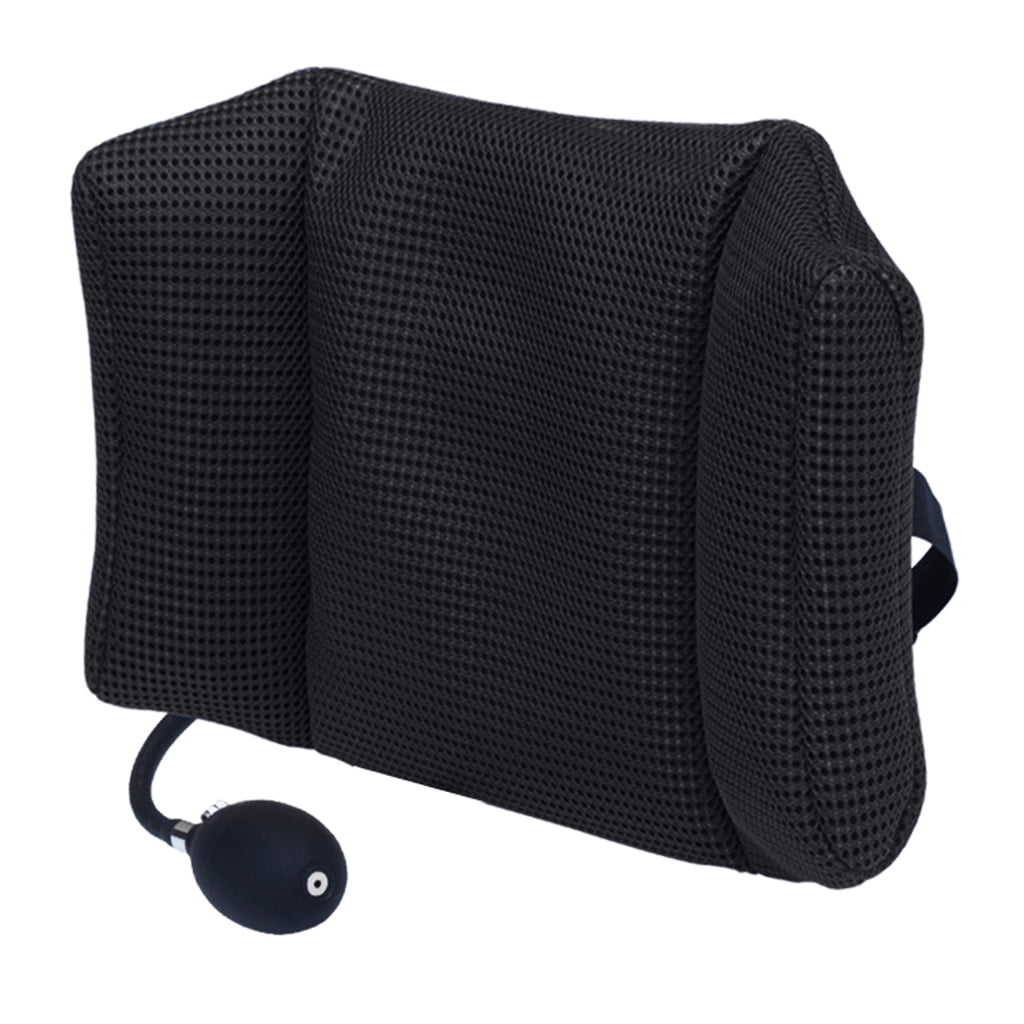 Lumbar Support Pillow Inflatable Lower Back Cushion with Airbag for Car ...
