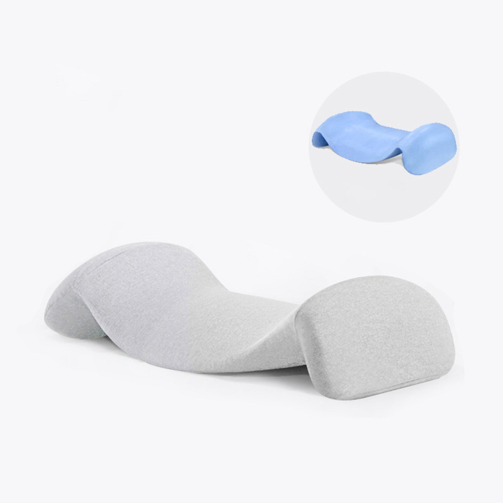Lumbar Support Pillow Memory Foam Back Cushion for Enhanced Comfort ...