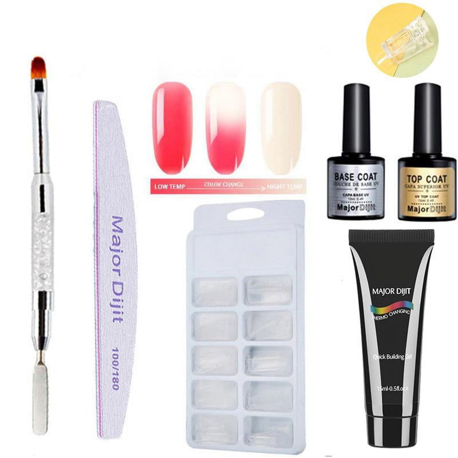 Poly Nail Gel Kit Temperature Color Changing Extension Builder Gel Nail ...