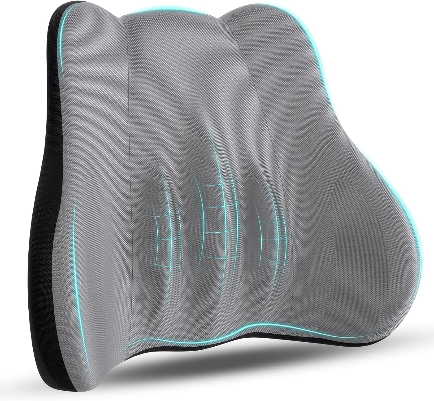 Lumbar Support Pillow, Memory Foam Lumbar Pillow for Lower Back Pain ...