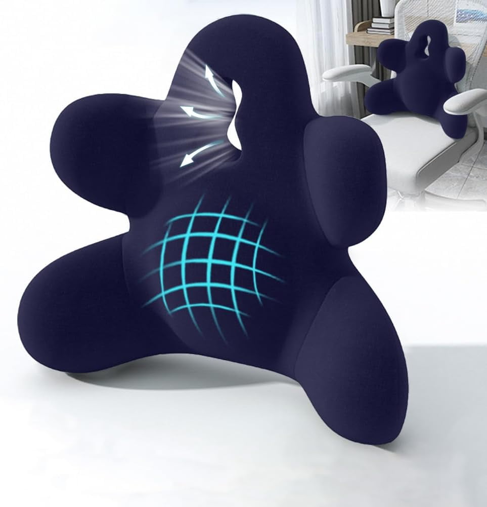 Lumbar Support Pillow for Office Chair, Back Pillow Lumbar Support for ...