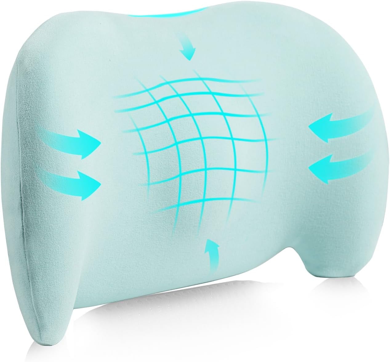 Lumbar Support Pillow for Office Chair, Car Lumbar Pillow Lower Back ...