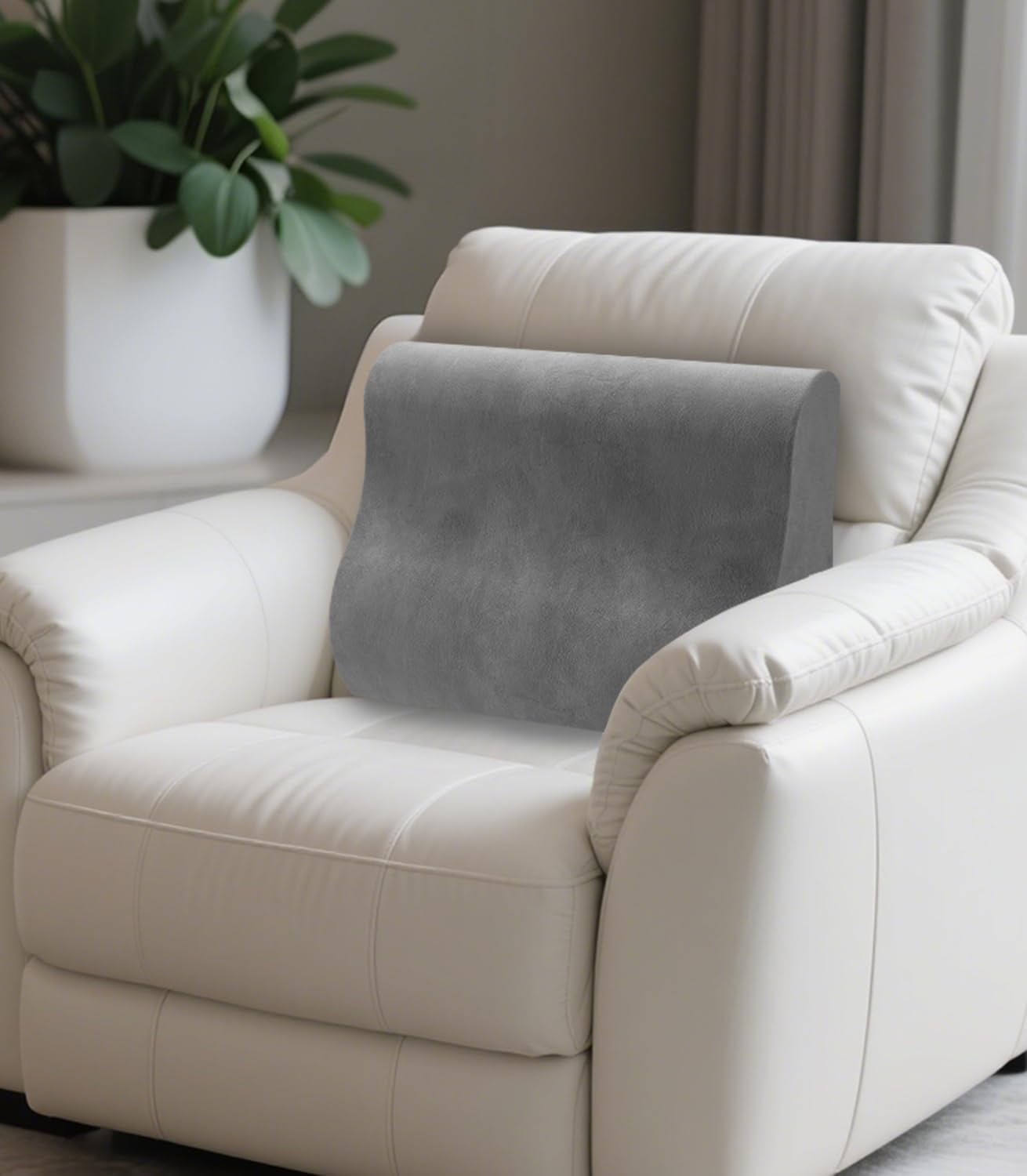 Lumbar Support Pillow for Recliner Chair/Accent Chair/Couch,Comfy Back ...