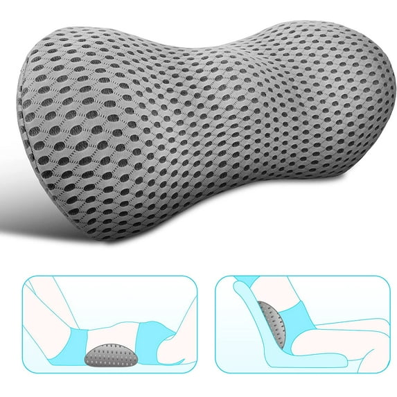 Lumbar Support Pillow for Office Chair, Memory Foam Lumbar Pillow for ...