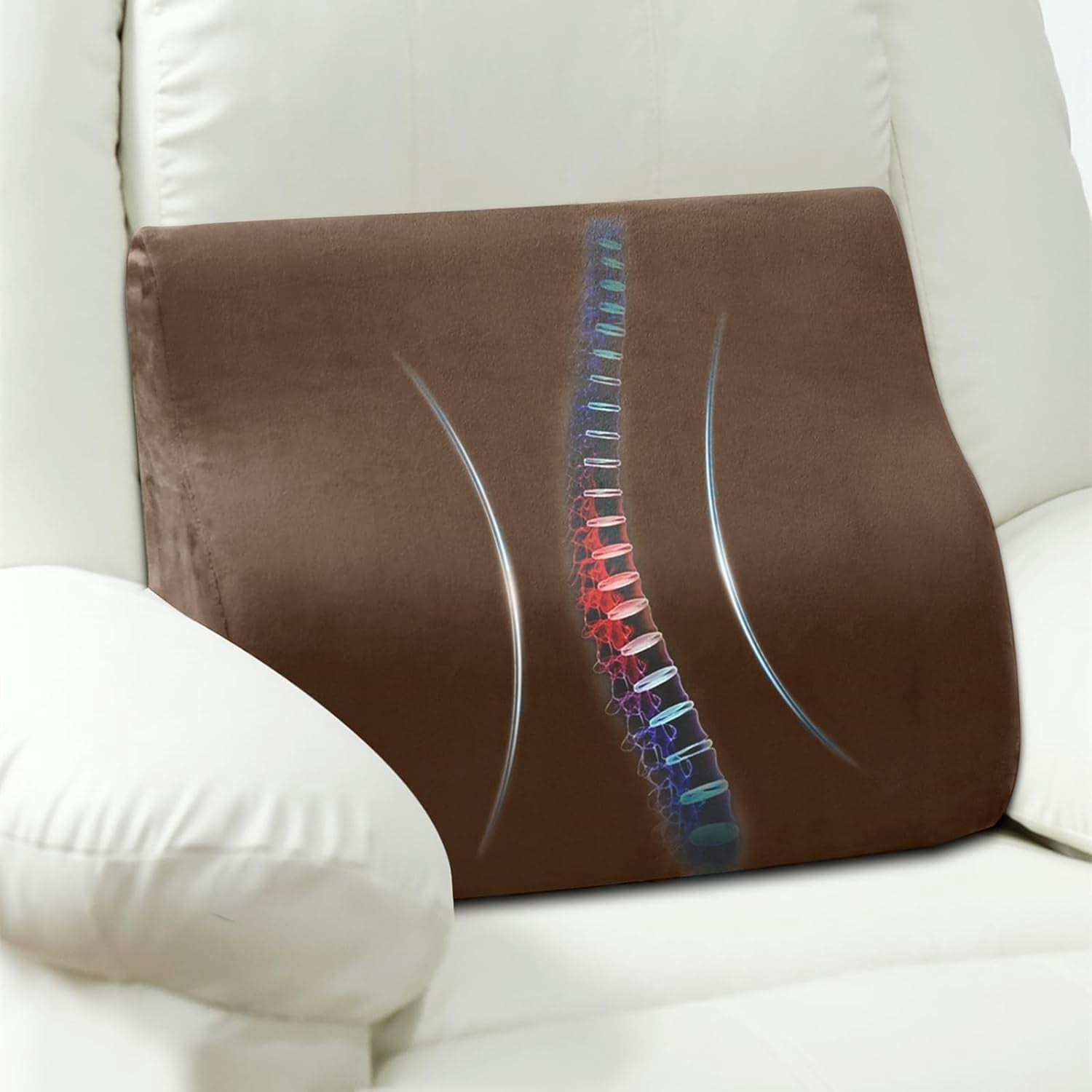 Lumbar Support Pillow for Recliner Chair and Couch, Memory Foam Back ...