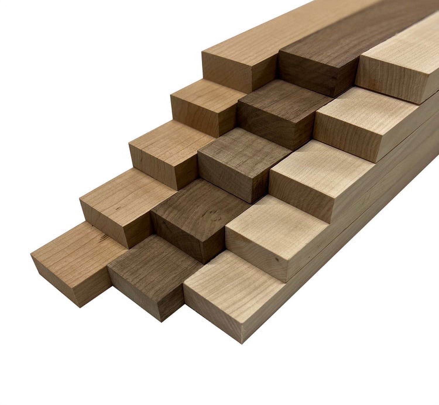 Exotic Wood Zone, Lumber Boards 3/4" x 2" x 24", Walnut, Cherry, Maple ...