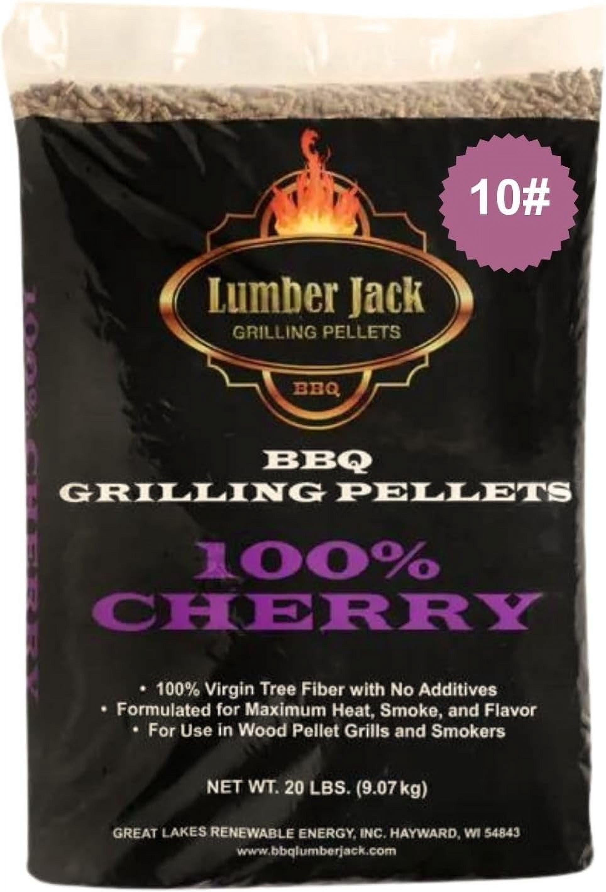 Lumber Jack 100% Cherry Wood Pellets 10 Pound Bag - Walmart.com