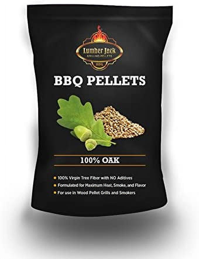 Lumber Jack 20-Pound Bag, 100% Oak Wood BBQ Grilling Pellets - Walmart.com